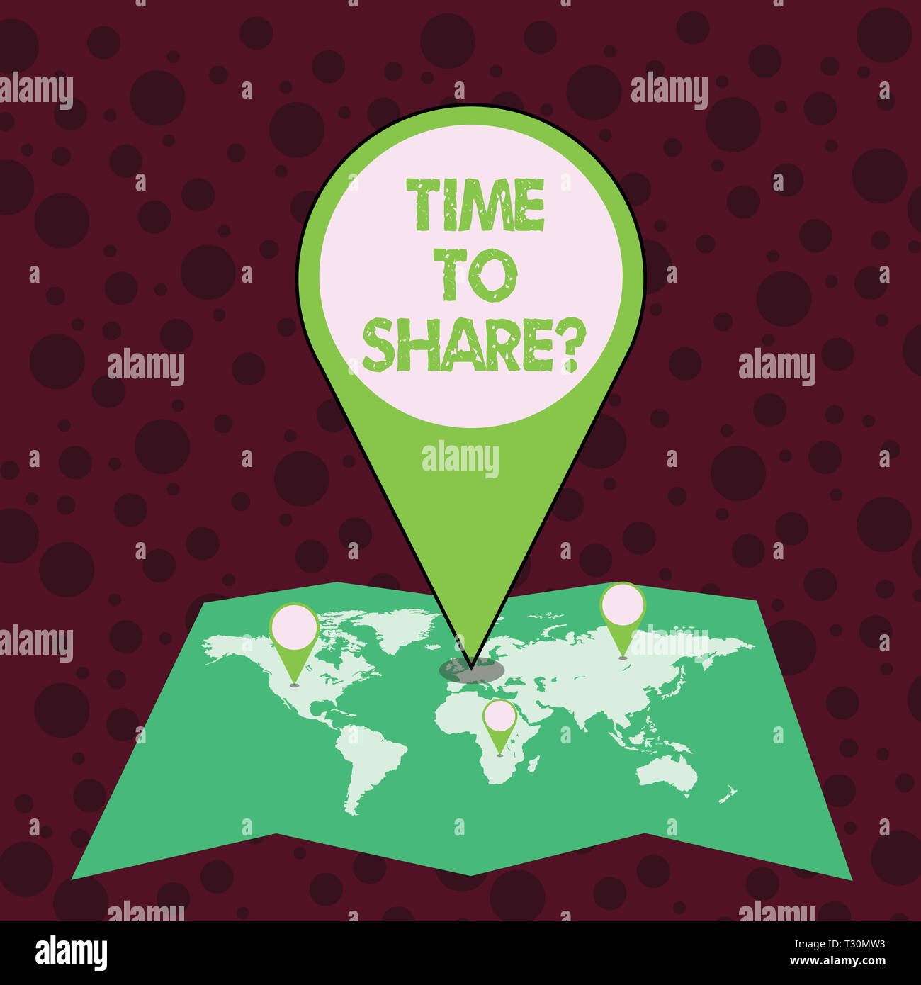 Conceptual hand writing showing Time To Share Question. Concept meaning ...