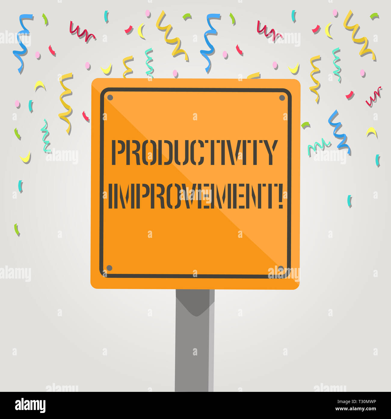 Handwriting text writing Productivity Improvement. Conceptual photo ...