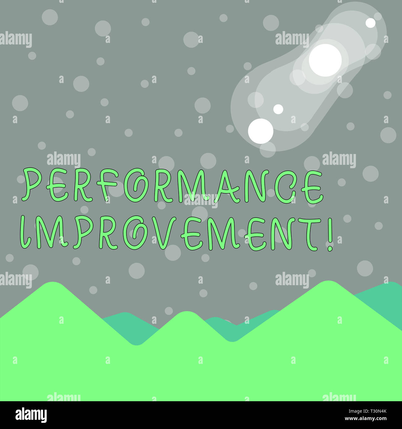 Handwriting text writing Perforanalysisce Improvement. Conceptual photo ...