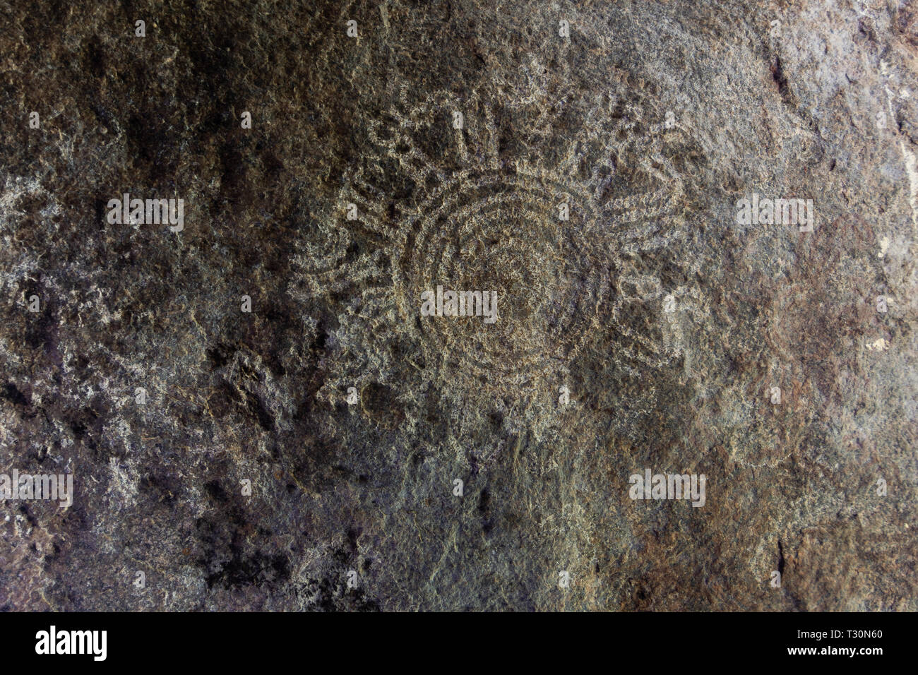 Nyero rock paintings. May be 12000 yrs old Stock Photo - Alamy