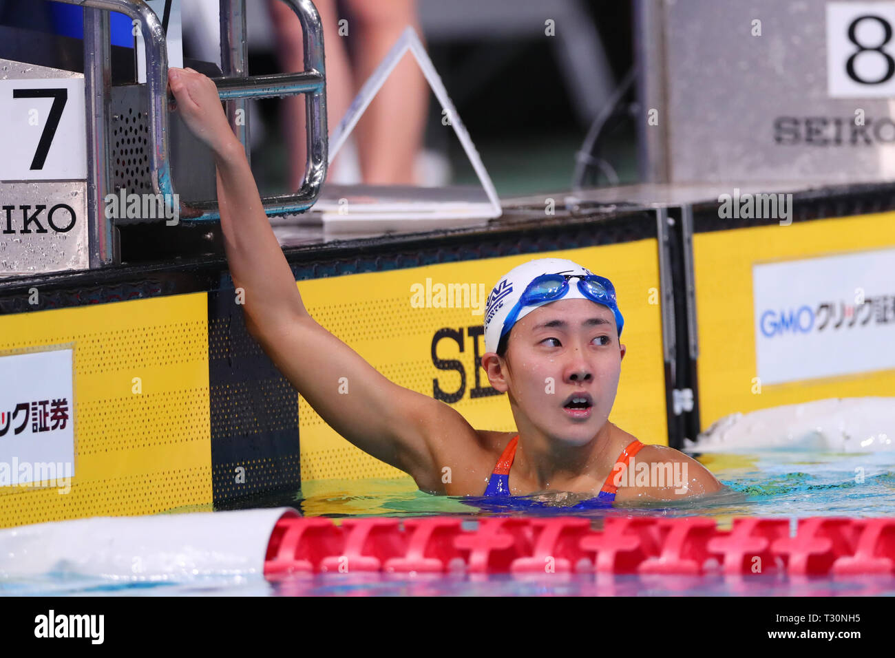 Tatsumi International Swimming Center, Tokyo, Japan. 5th Apr, 2019. Chiho Mizuguchi, APRIL 5 ...