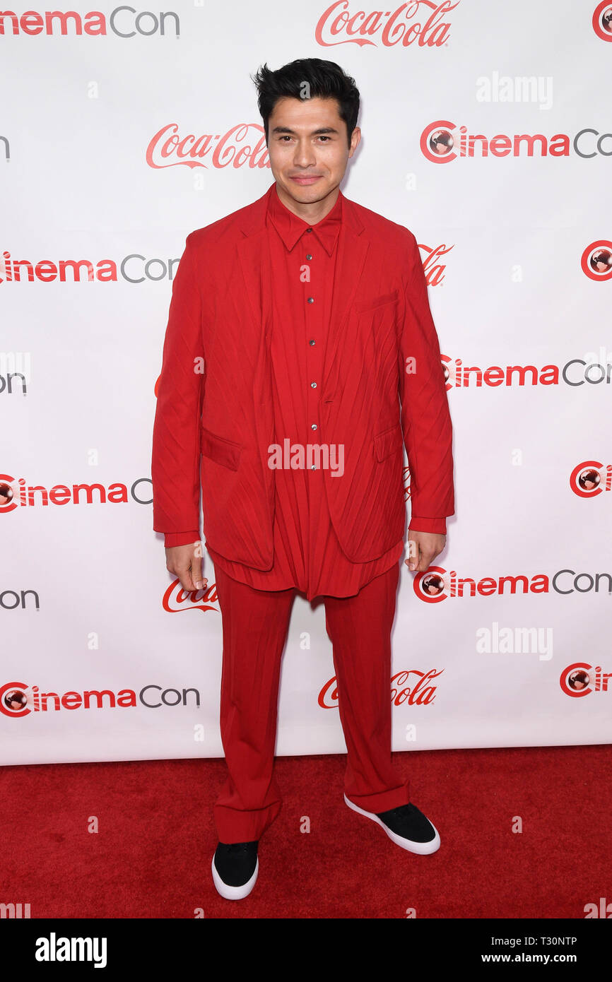 Las Vegas, NV, USA. 04th Apr, 2019. Henry Golding at the 2019 CinemaCon ...
