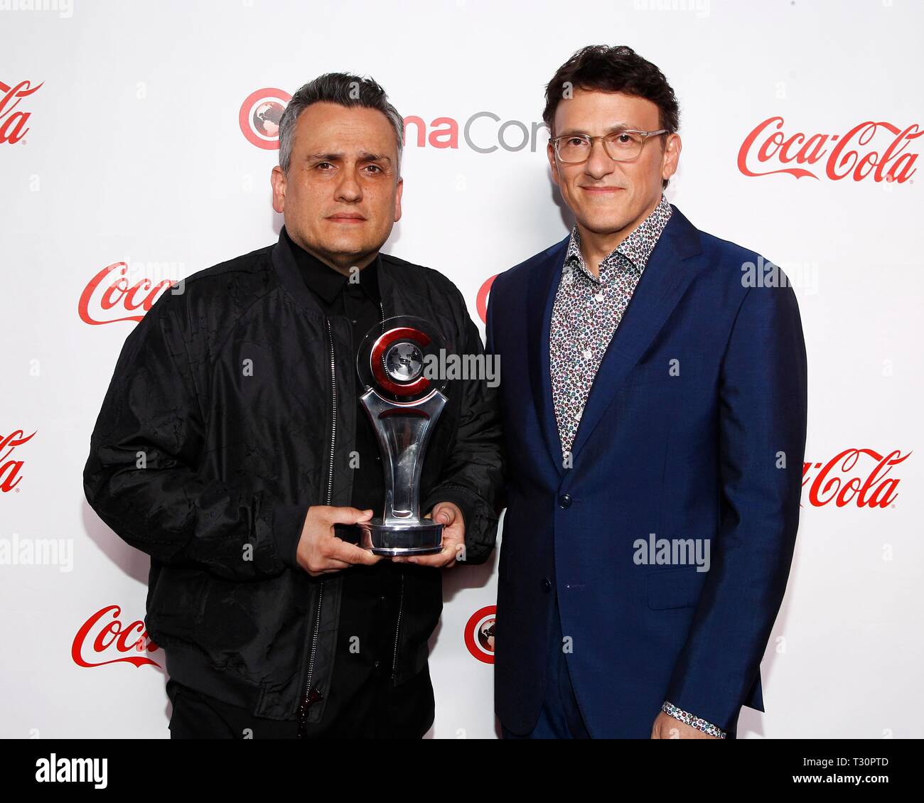 Joe Russo, Anthony Russo at arrivals for CinemaCon Big Screen ...