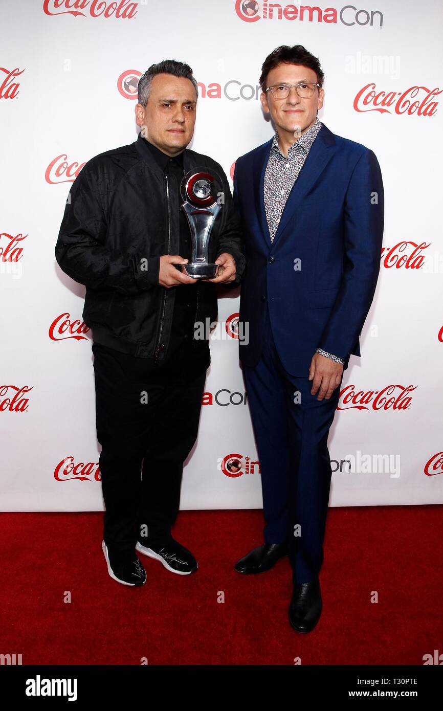 Joe Russo, Anthony Russo at arrivals for CinemaCon Big Screen ...