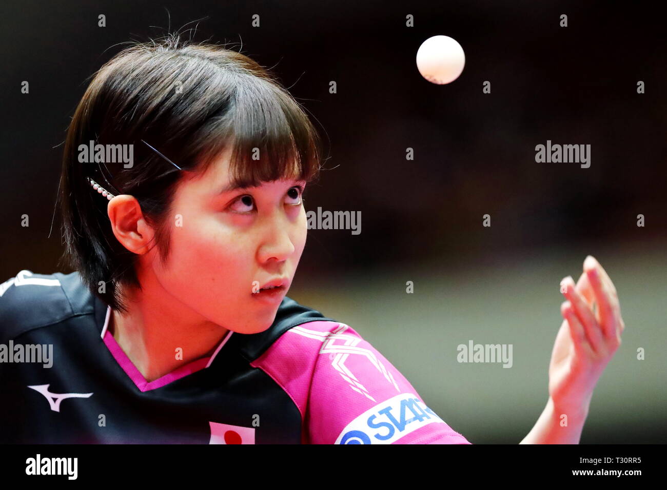 Miu Hirano (JPN), APRIL 5, 2019 - Table Tennis : 32nd LION ITTF-ATTU ...
