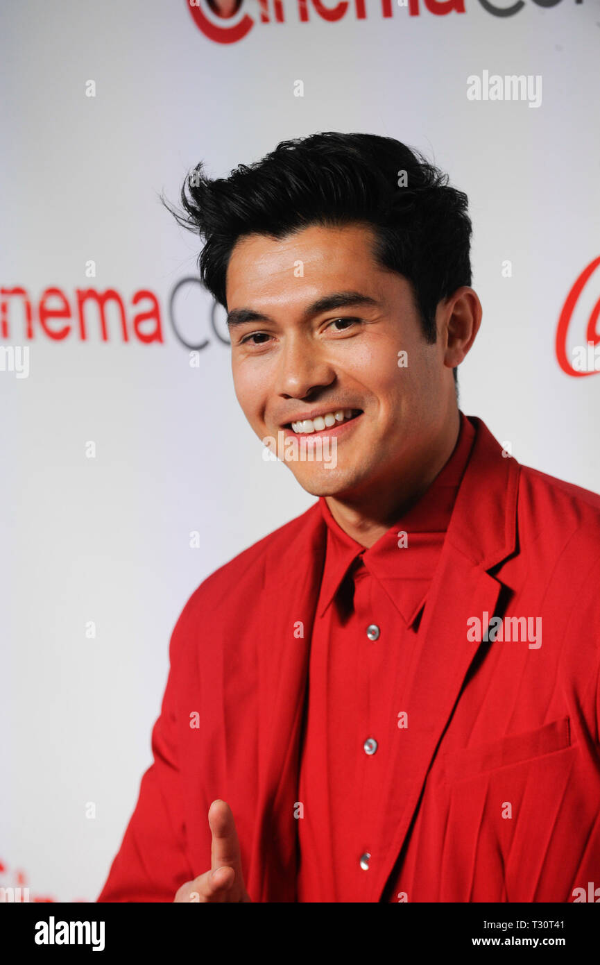Las Vegas, USA. 04th Apr, 2019. Actor Henry Golding arrives for the ...