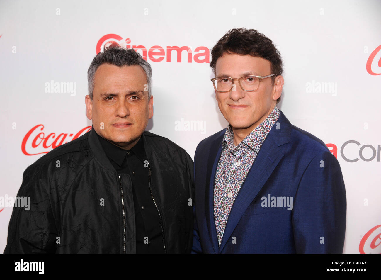 Las Vegas, USA. 04th Apr, 2019. (L-R) Joe Russo and Anthony Russo ...