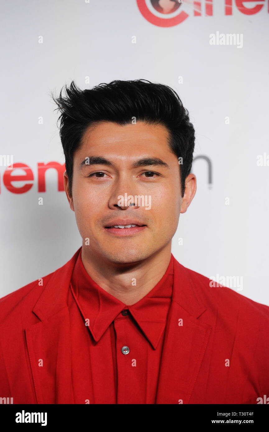 Las Vegas, USA. 04th Apr, 2019. Actor Henry Golding arrives for the ...