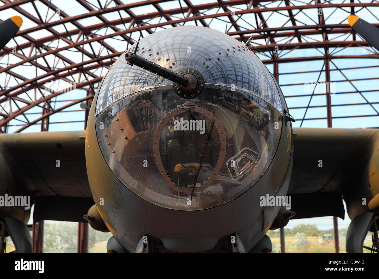 View of the Boeing B 26 Marauder at the Musee de le Embarquement, the ...