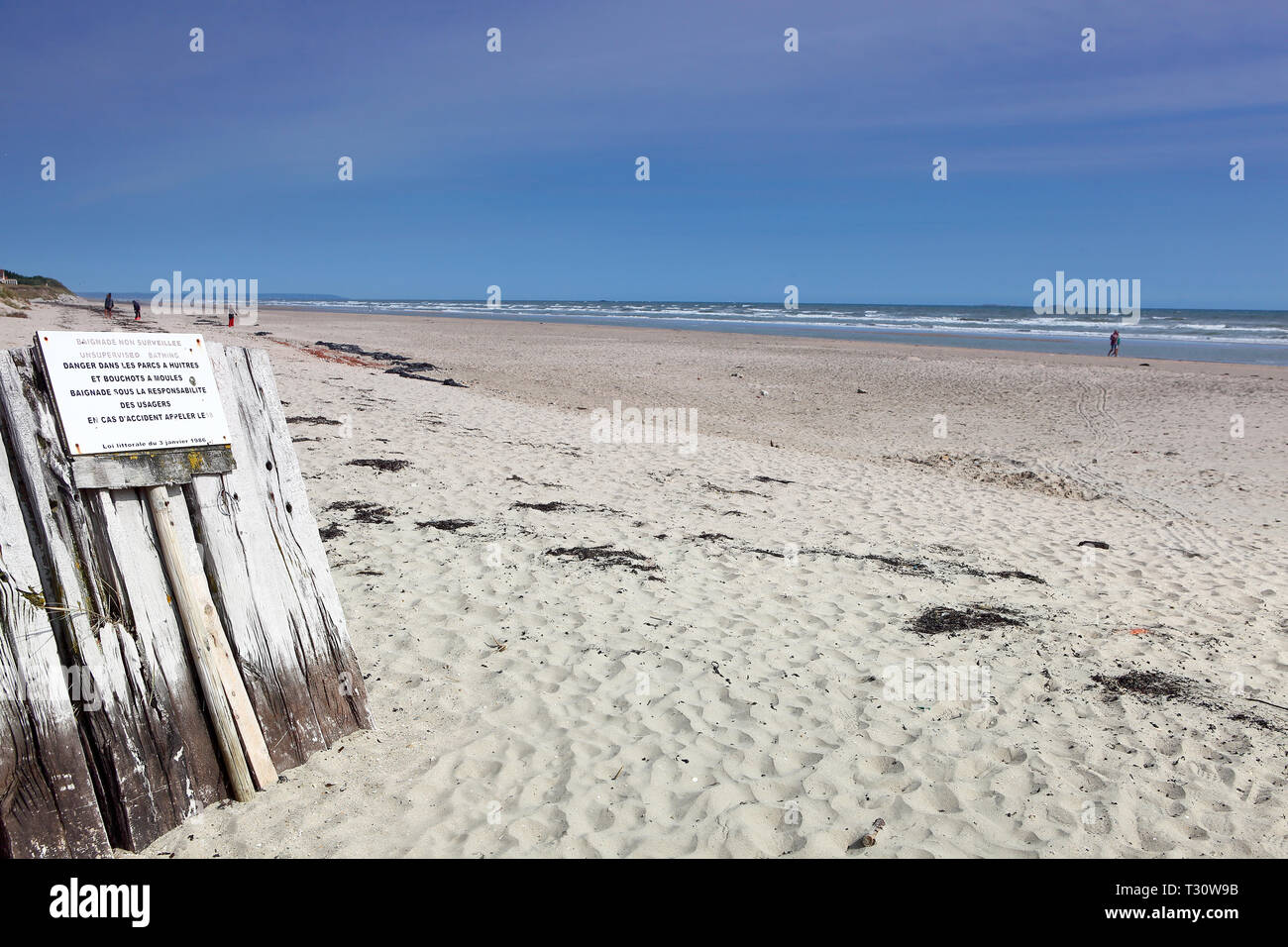 Utah Beach, Frankreich. 03rd Aug, 2018. View of Utah Beach, a stretch ...