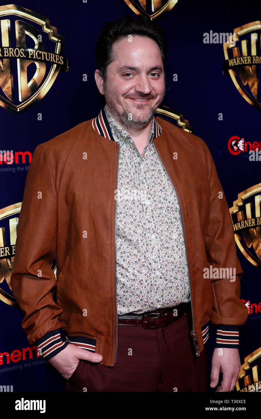 Las Vegas, NV, USA. 2nd Apr, 2019. Ben Falcone in attendance for Warner ...