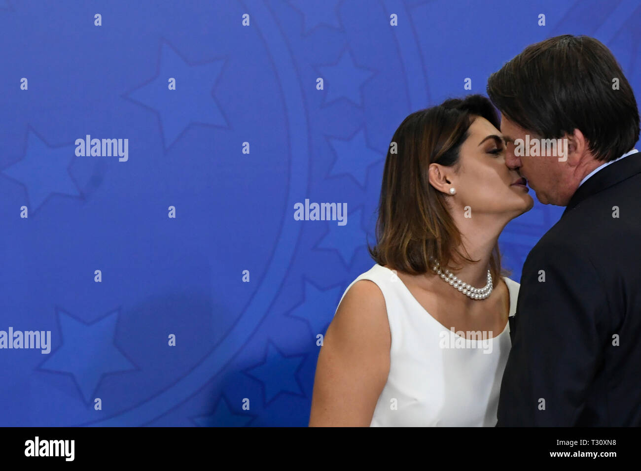 - Jair Bolsonaro, president of the republic, accompanied by Michelle ...