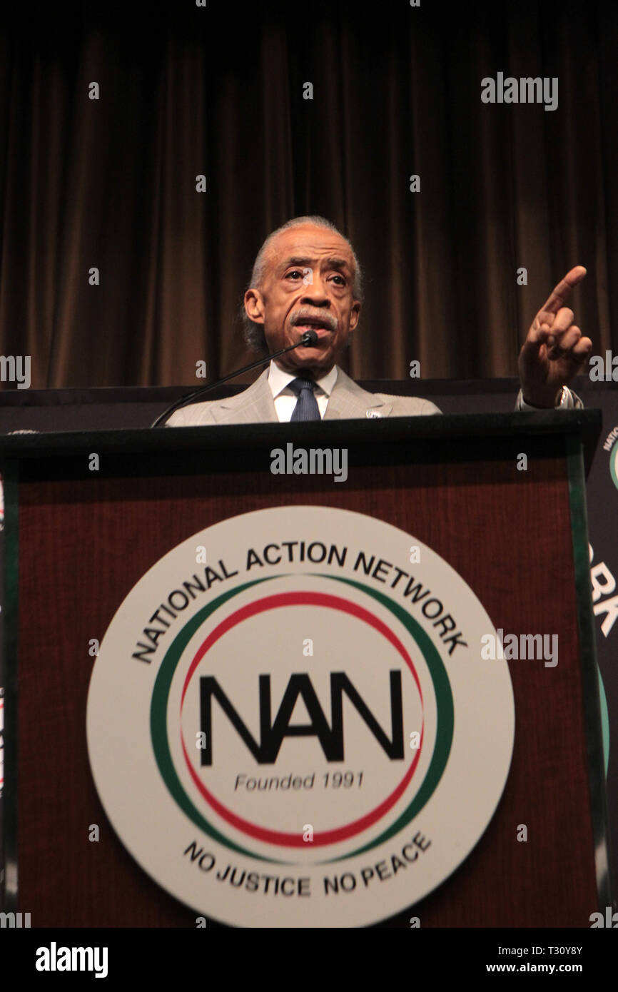 NEW YORK, NEW YORK-APRIL 5: Rev. Al Sharpton attends Day 3 of the 2019 ...