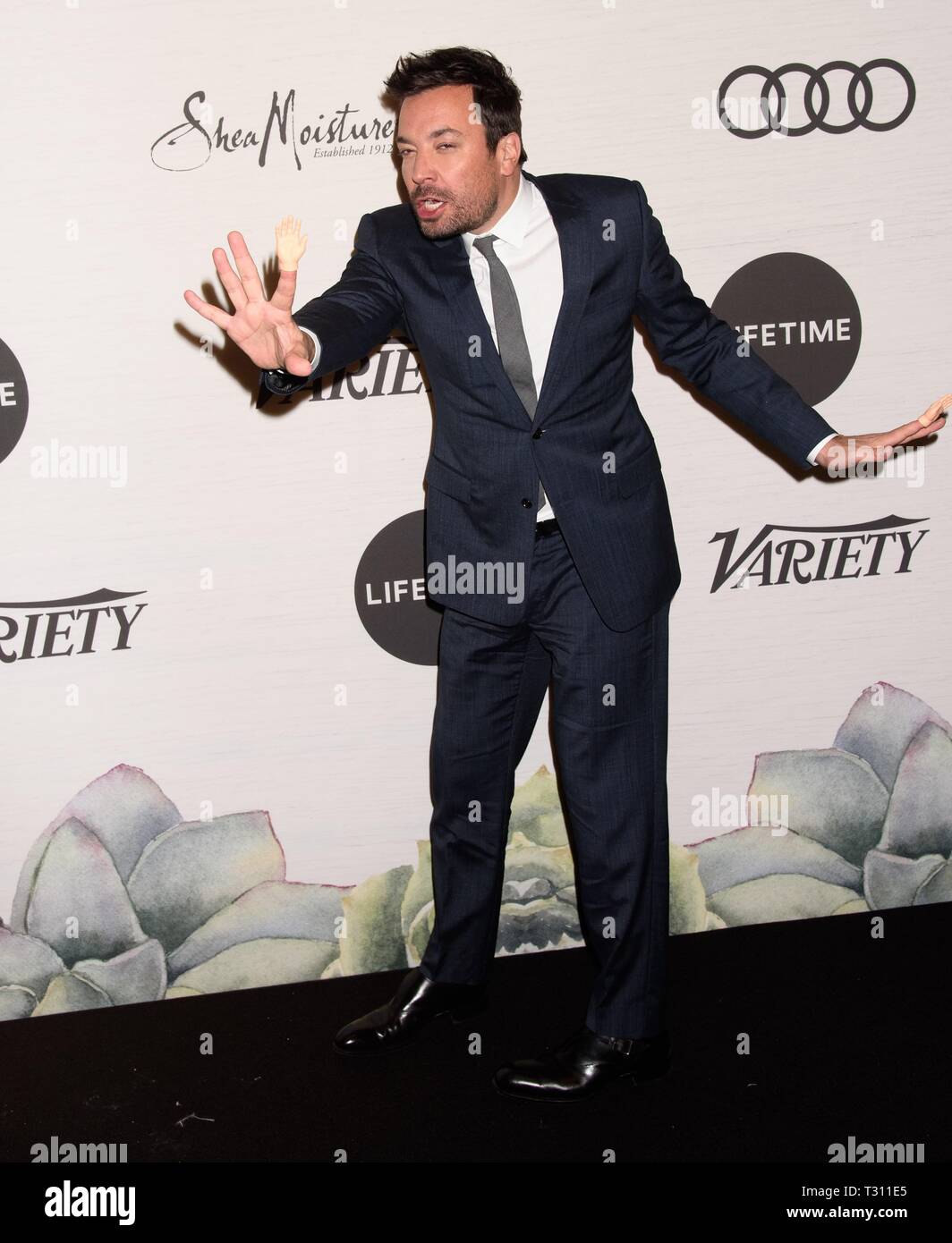 New York, NY, USA. 5th Apr, 2019. Jimmy Fallon at arrivals for Variety ...