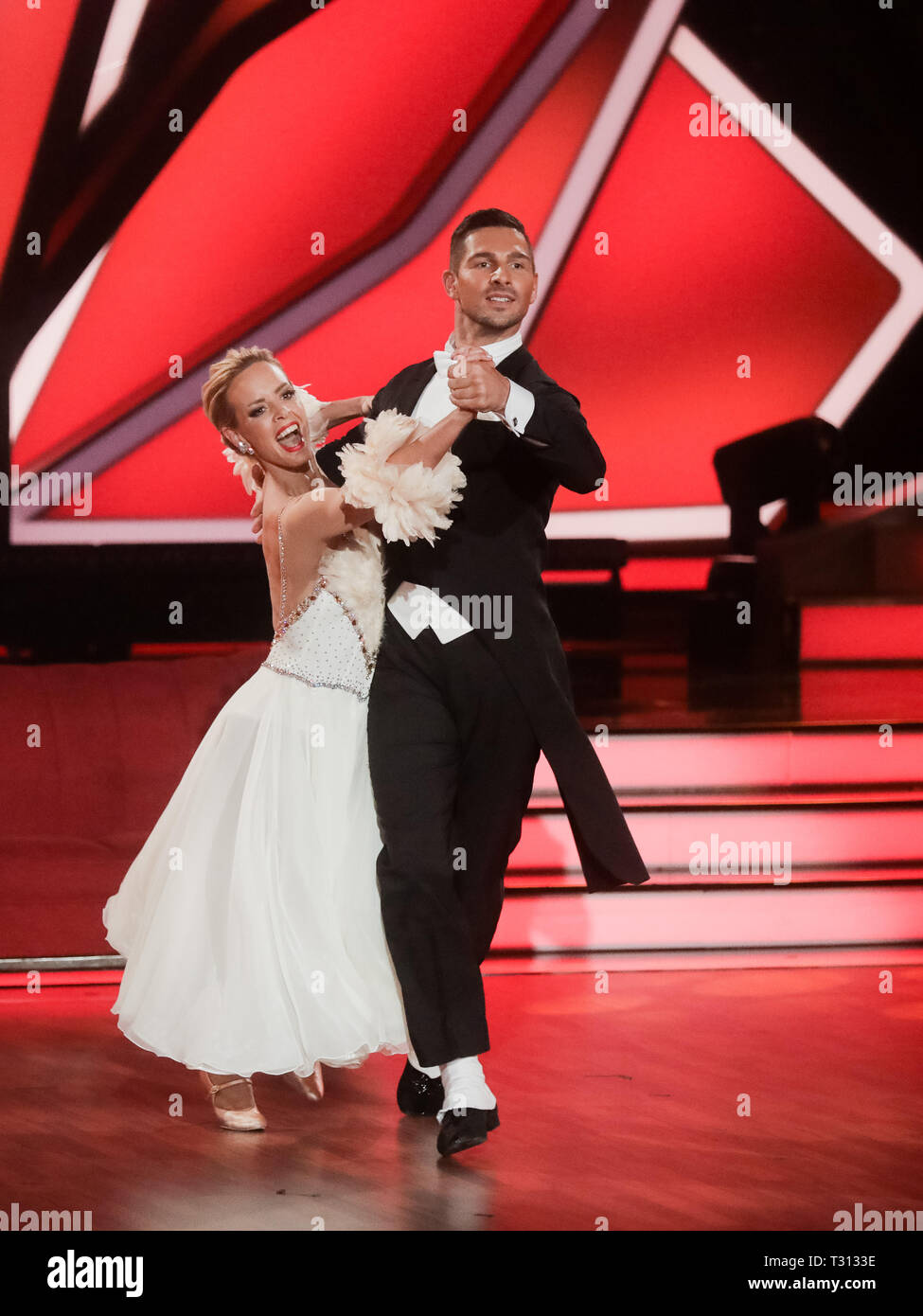 06 April 2019, North Rhine-Westphalia, Köln: Benjamin Piwko, actor, and ...