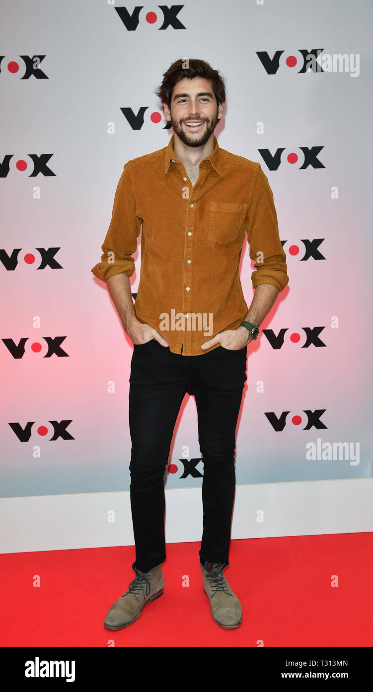Berlin, Germany. 05th Apr, 2019. Pop singer Alvaro Soler from the show ...