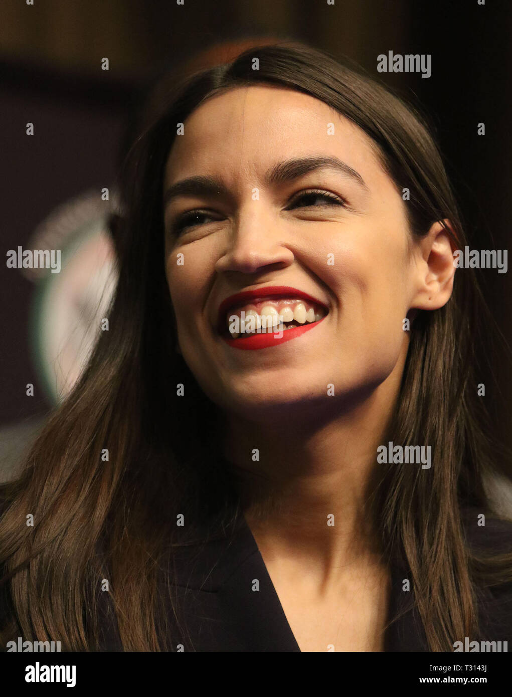 Alexandria ocasio cortez headshot hi-res stock photography and images ...