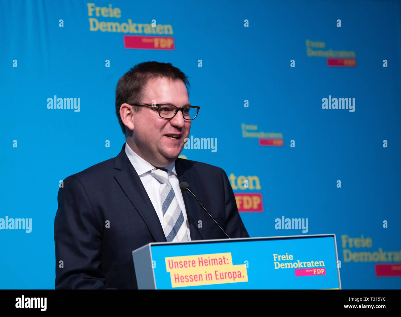 Wetzlar, Germany. 06th Apr, 2019. Stefan Ruppert, re-elected state ...