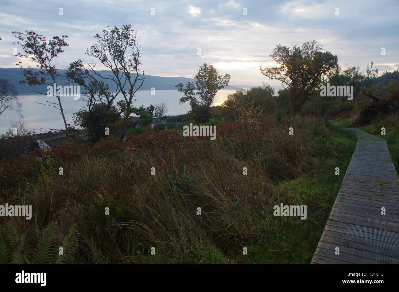 Kames. Kyles of Bute. The Loch Lomond and Cowal Way. Cowal peninsula ...