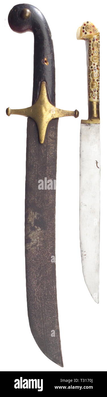 weapons, swords, backsword, sabre, 19th century, Additional-Rights ...