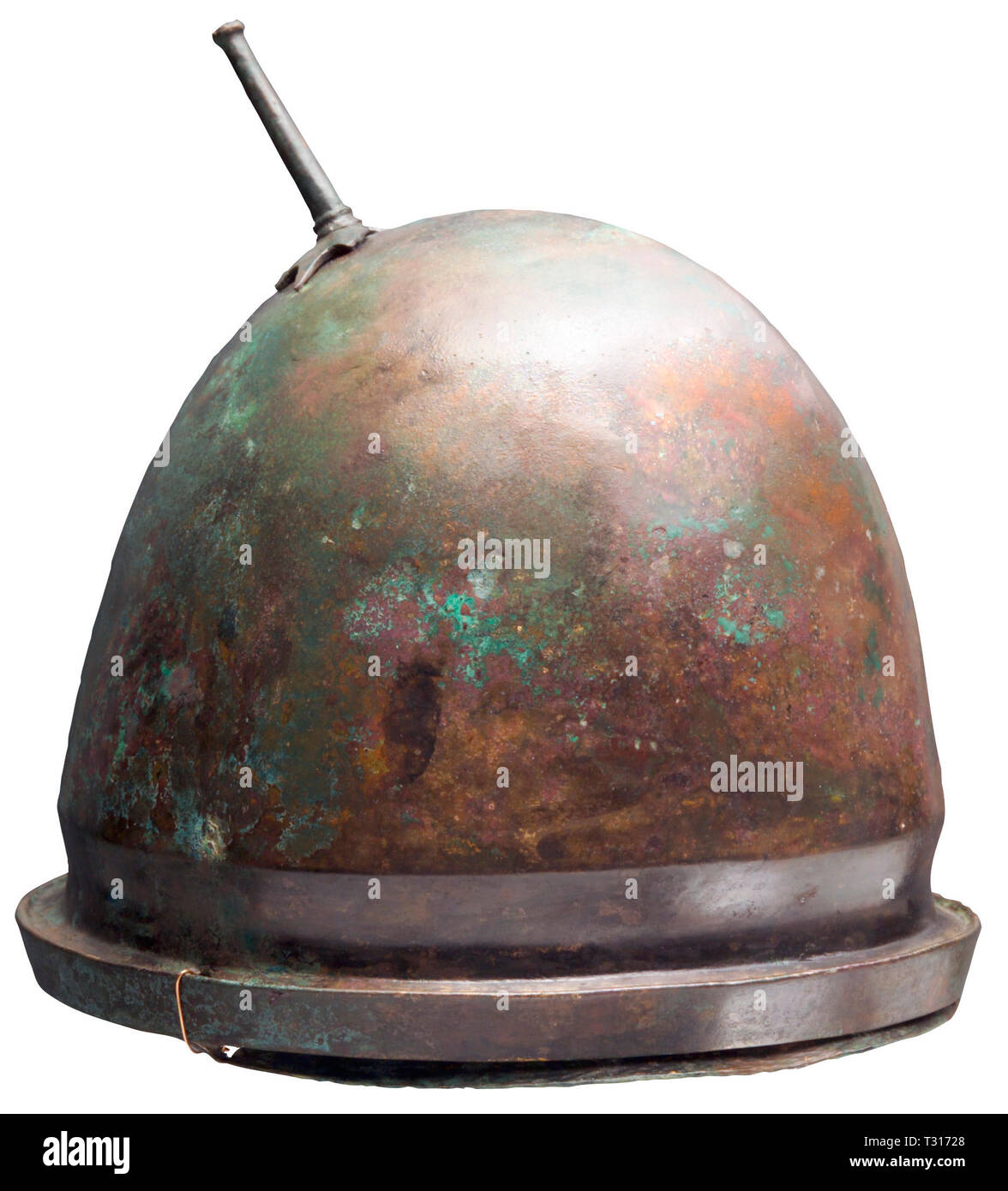 Body armour, helmets, Etruscan Negau helmet, vetulonic type, bronze ...