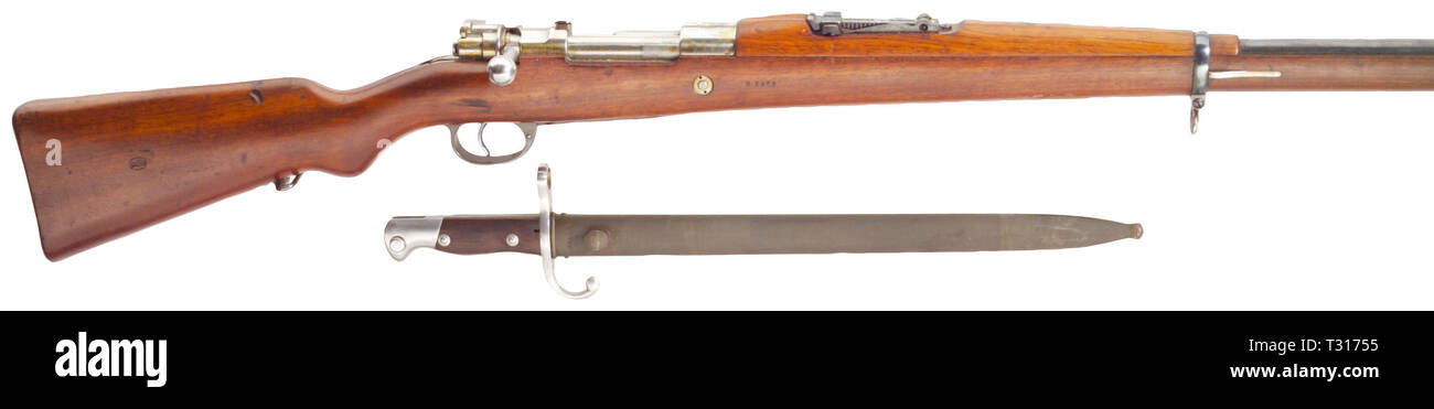 SERVICE WEAPONS, ARGENTINA, rifle model 1909, calibre 7,65 Arg, number ...