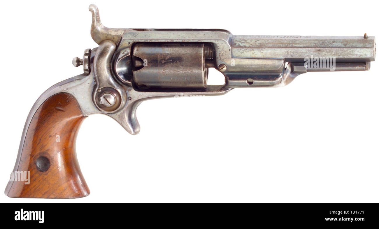Small arms, revolver, Colt Model 1855 Sidehammer Pocket Revolver ...
