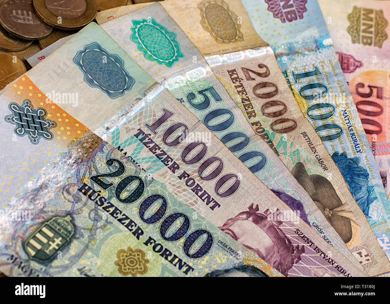 Hungarian forint hi-res stock photography and images - Alamy
