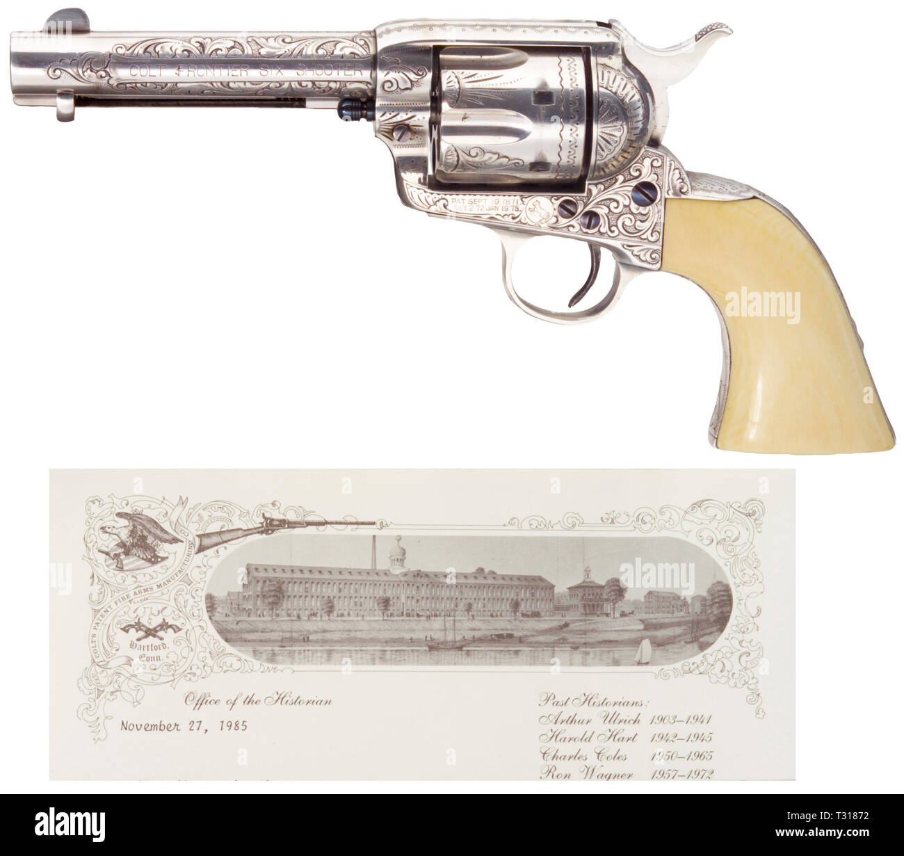 Small arms, revolver, Colt Single Action Army Model 1873 Peacemaker ...