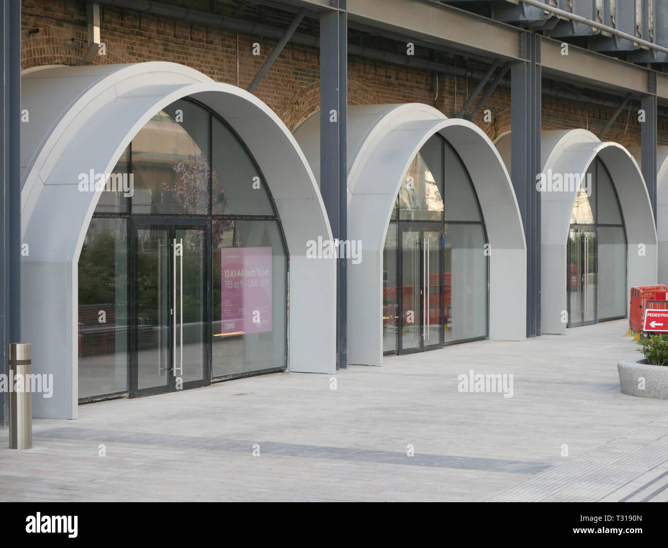 Three of the thirteen renovated Wood Lane railway arches almost ready ...
