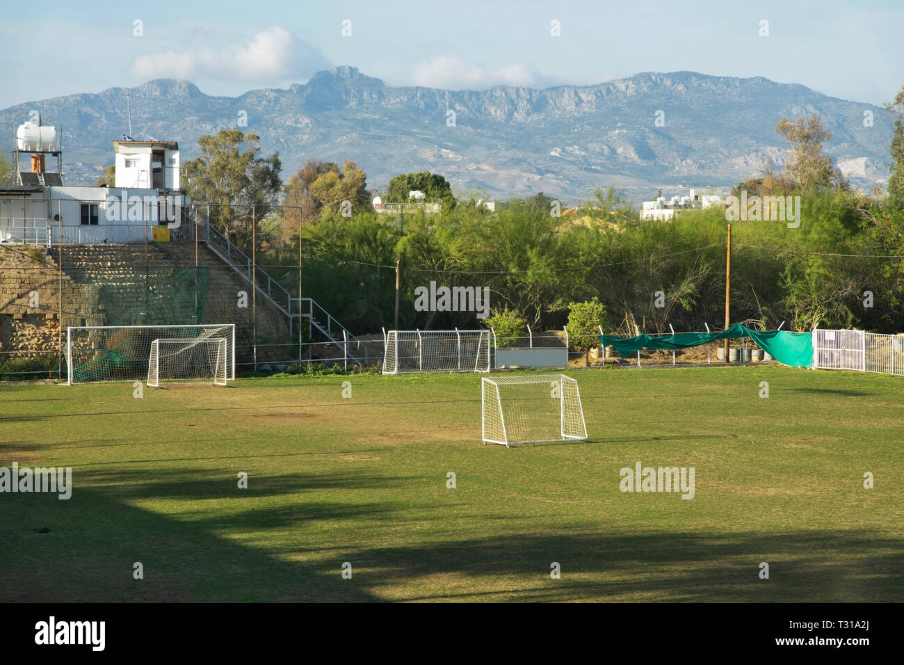 Football court hi-res stock photography and images - Alamy