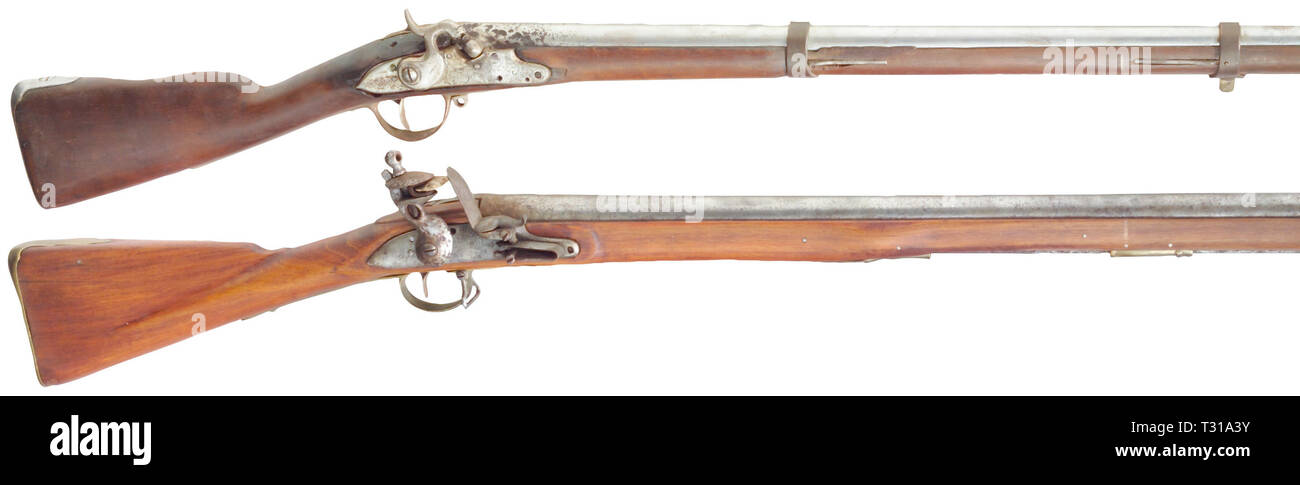 SERVICE WEAPONS, GREAT BRITAIN, flintlock infantry musket, circa 1800 ...