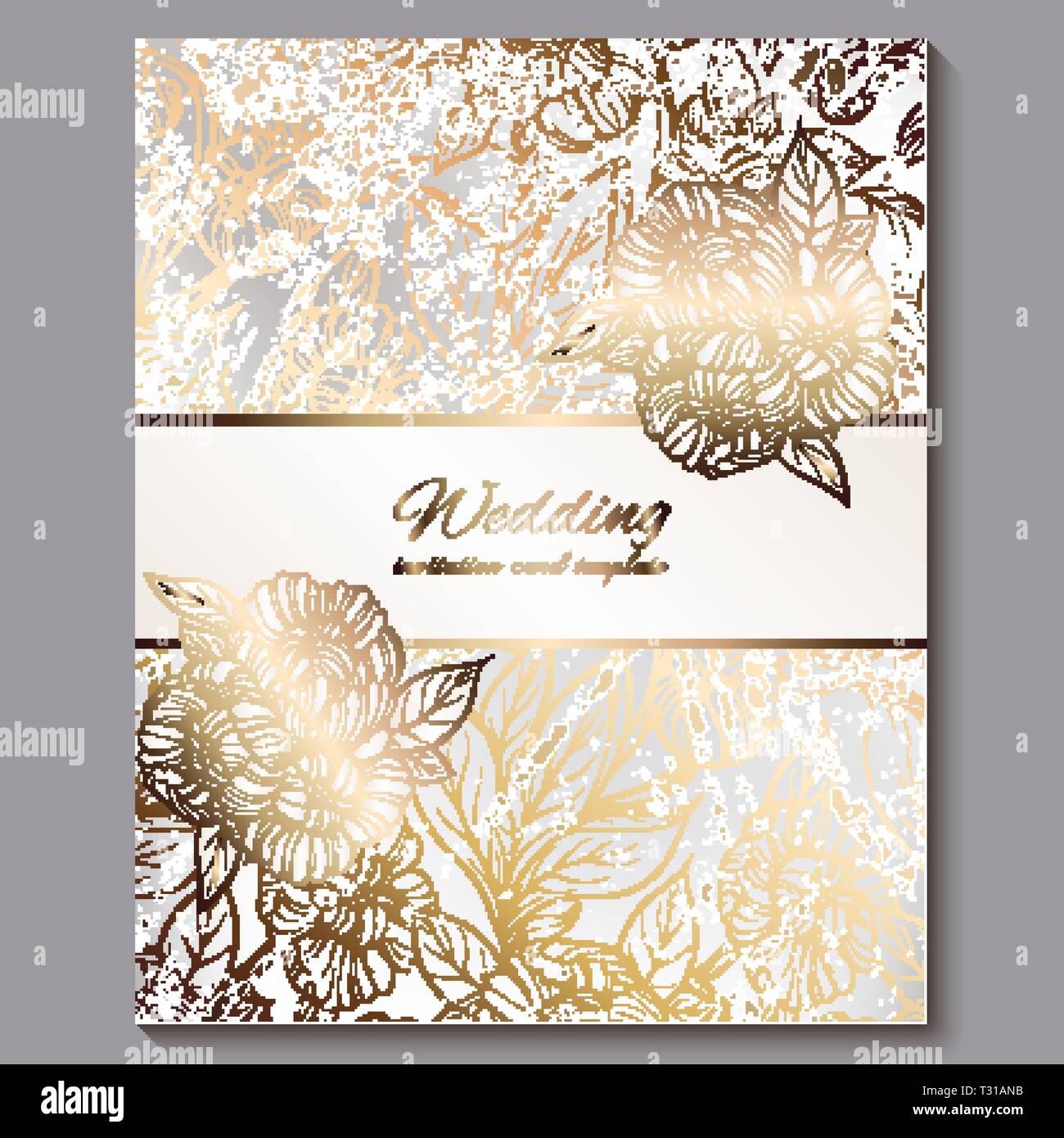 Baroque golden ancient royal Stock Vector Images - Alamy