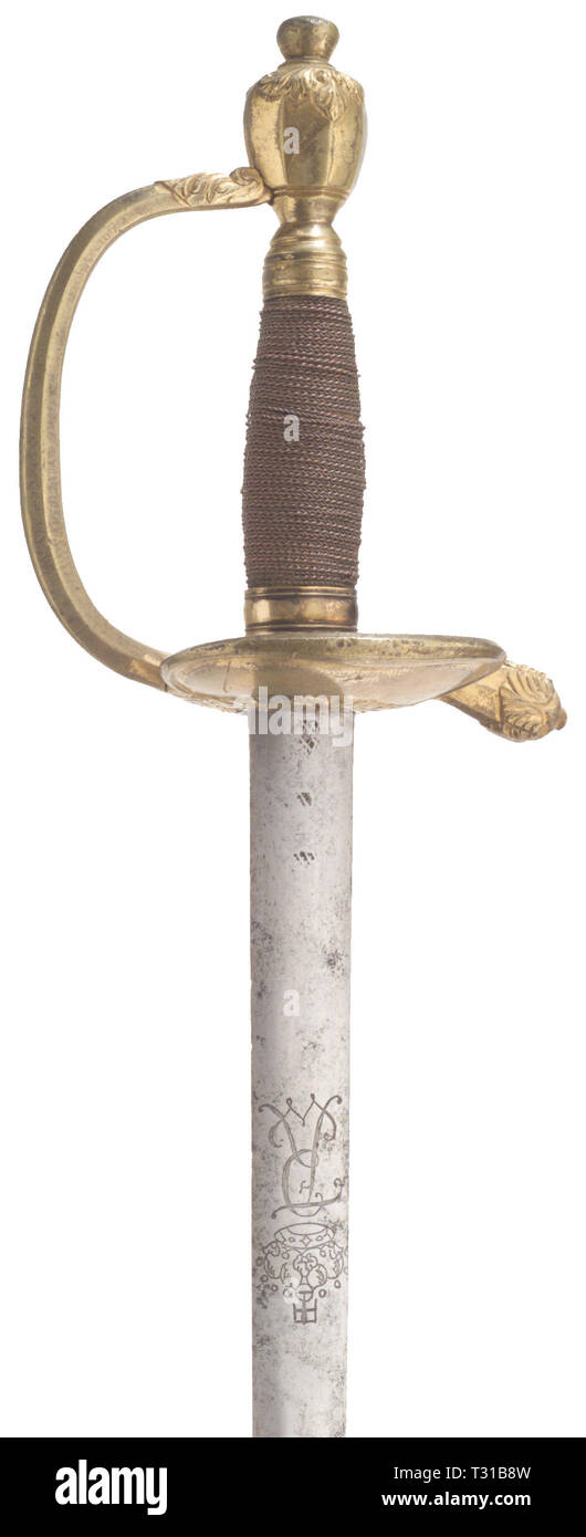 weapons, smallsword, Prussia, 18th century, Additional-Rights-Clearance ...