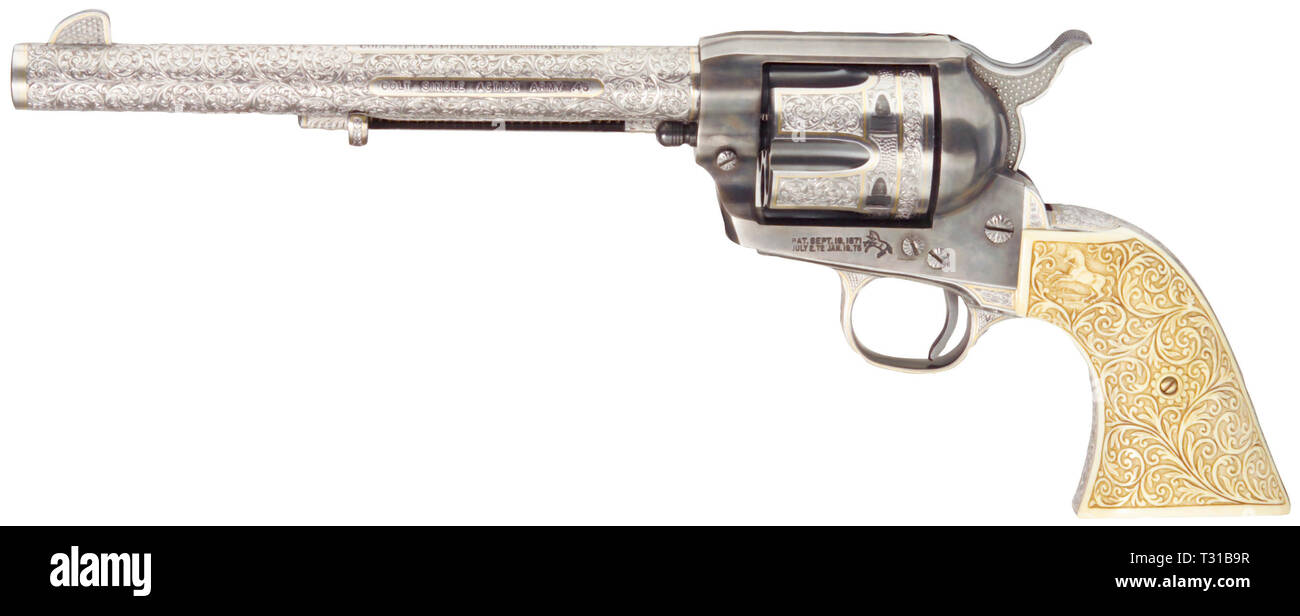 Small arms, revolver, Colt Single Action Army Model 1873 Peacemaker ...