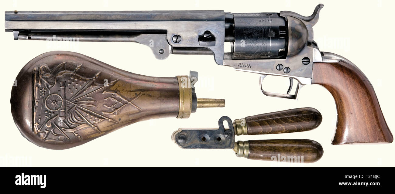 Small arms, revolver,Colt Navy 1851, Additional-Rights-Clearance-Info ...