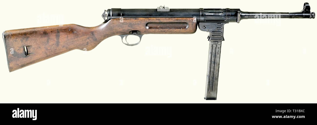 SERVICE WEAPONS, GERMANY UNTIL 1945, MP 41 submachine gun, modified as ...