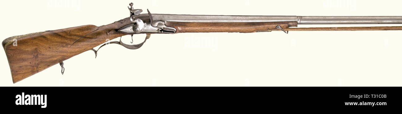 Civil long arms, flintlock and caplock, flintlock shotgun, German ...