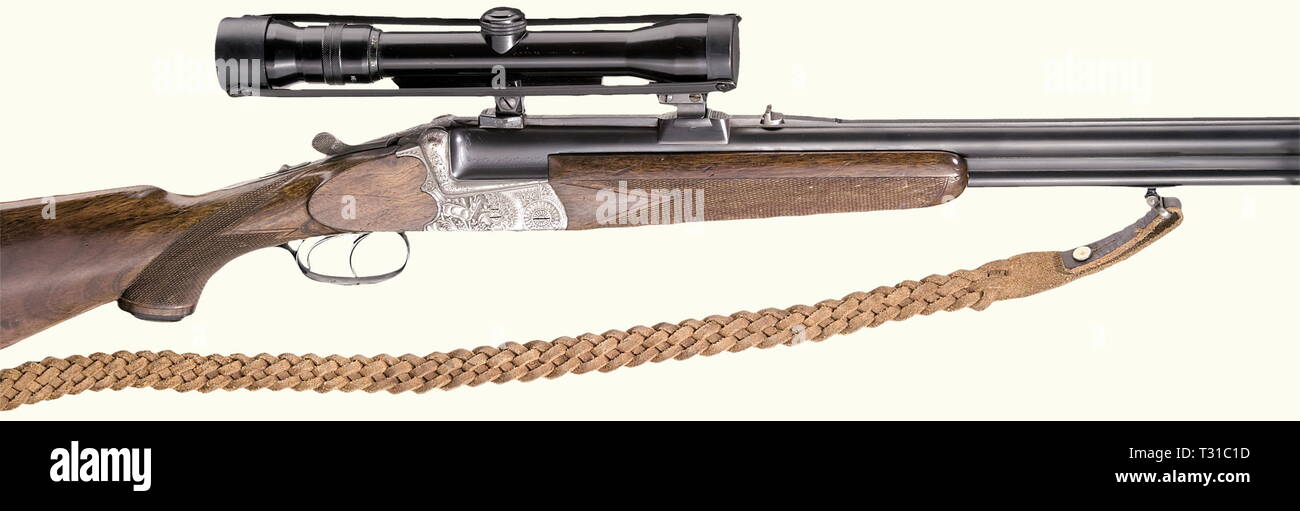 Civil long arms, modern systems, over and under shotgun, Ludwig ...