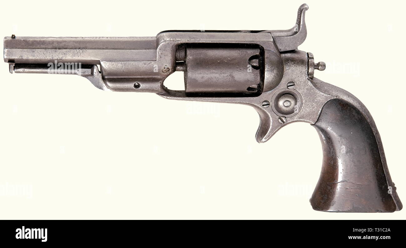 Small arms, revolver, Colt Model 1855 Sidehammer Pocket Revolver ...