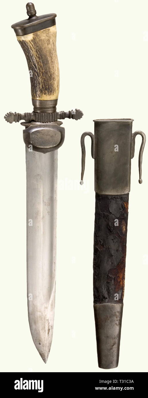 weapons, hunting dagger, 19th century, Additional-Rights-Clearance-Info ...