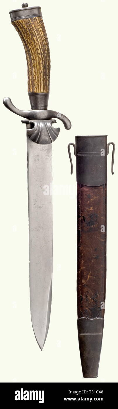 weapons, hunting dagger, 19th century, Additional-Rights-Clearance-Info ...