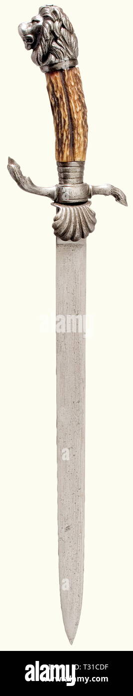 weapons, hunting dagger, 19th century, Additional-Rights-Clearance-Info ...