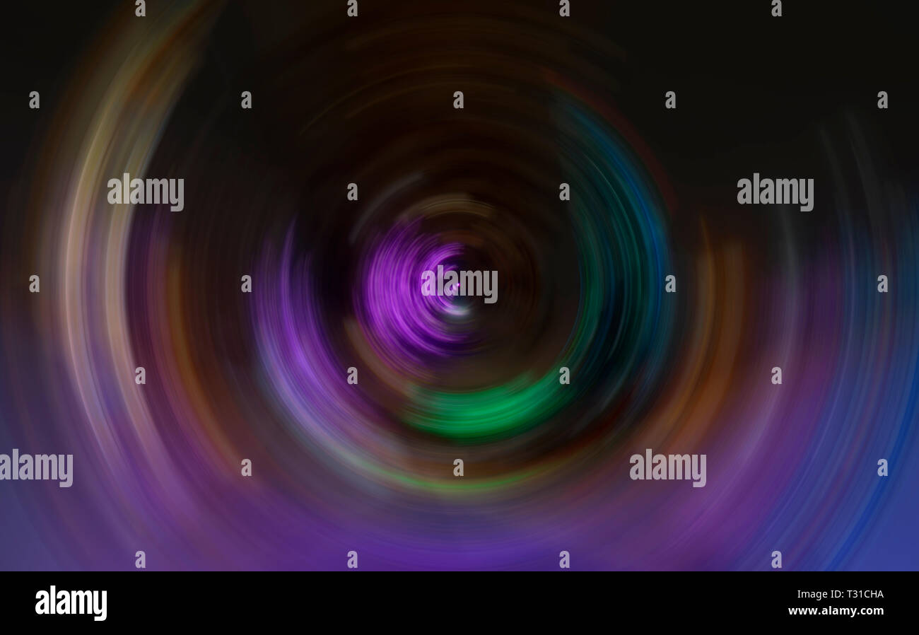 Abstract Background Of colorful Spin Circle Radial Motion Blur ...