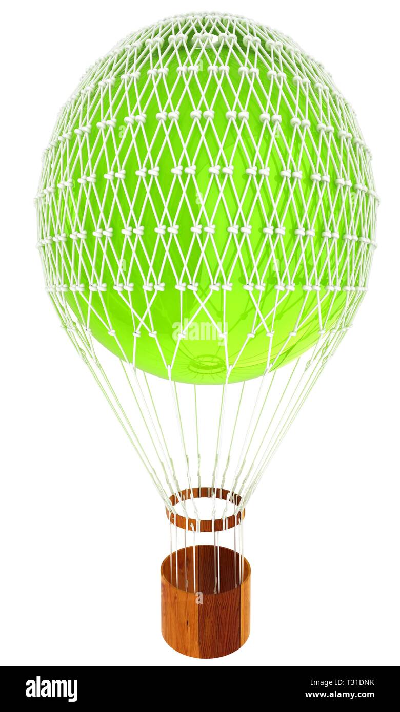 Hot Air Balloon. 3d render Stock Photo - Alamy