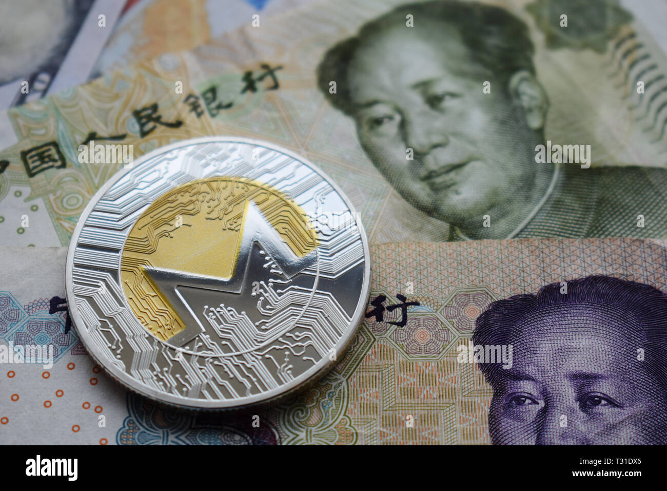 Monero coins hi-res stock photography and images - Alamy