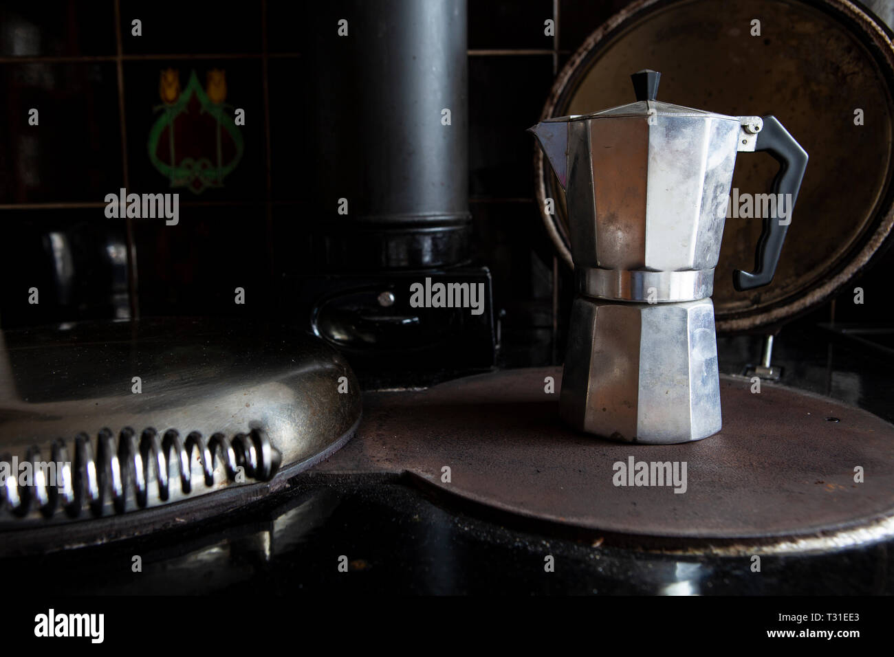 Kitchen coffee pot hi-res stock photography and images - Alamy