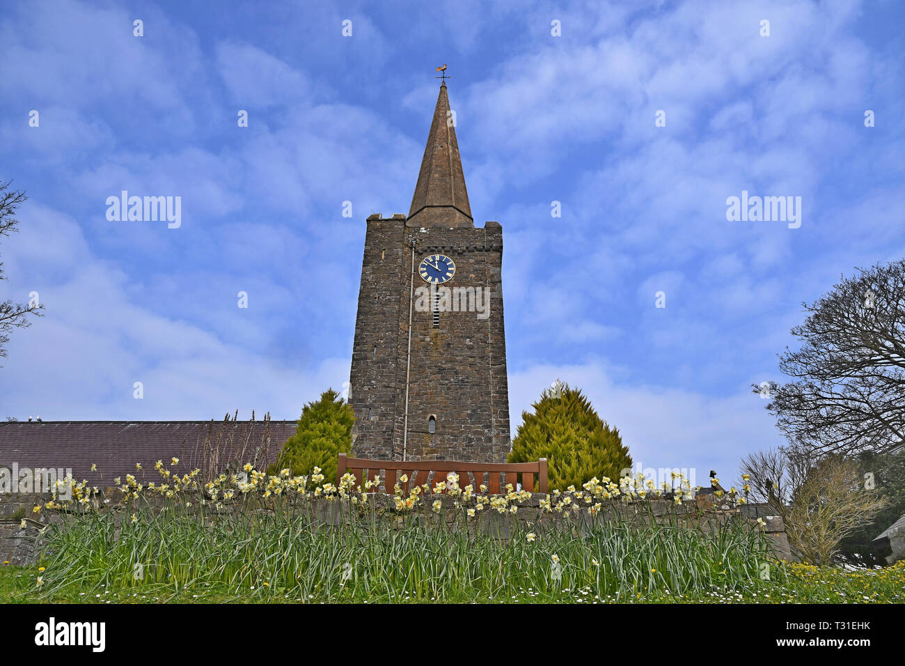 St Marys church Tenby, Wales Stock Photo - Alamy