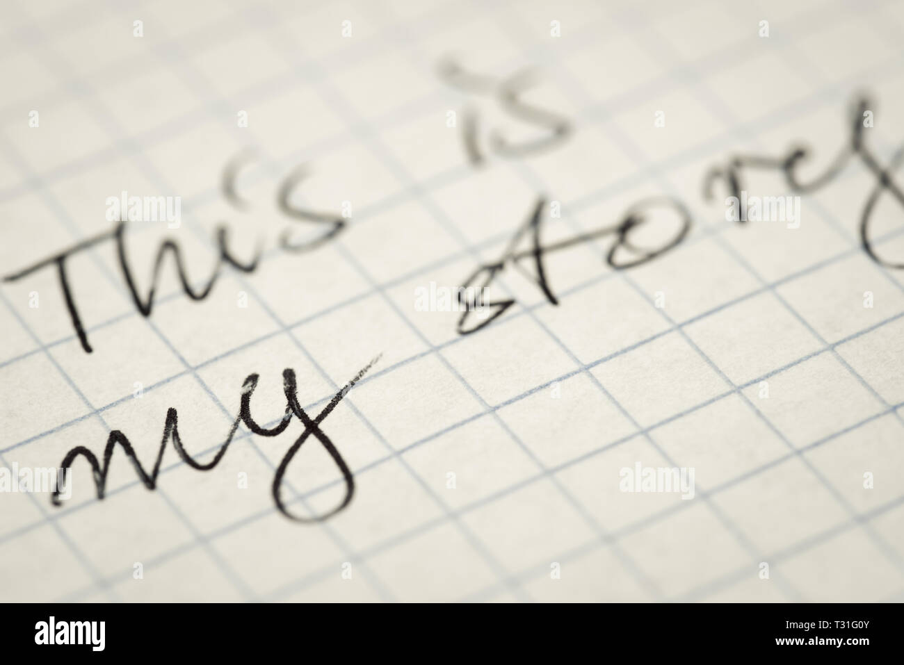 Texture old paper handwritten text hi-res stock photography and images ...