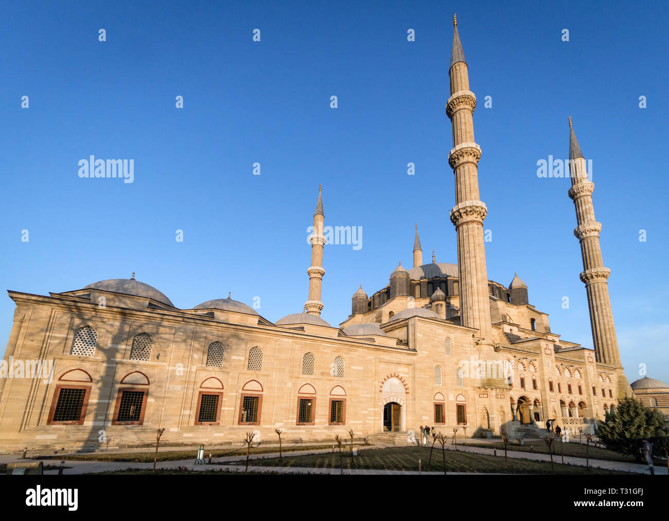 Selimiye Mosque, designed by Mimar Sinan in 1575 in Edirne, Turkey. The ...